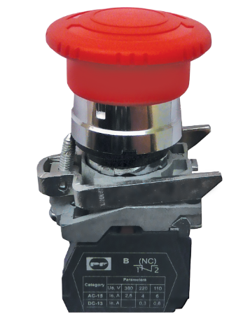 Steel Mushroom switch @ Elsenta