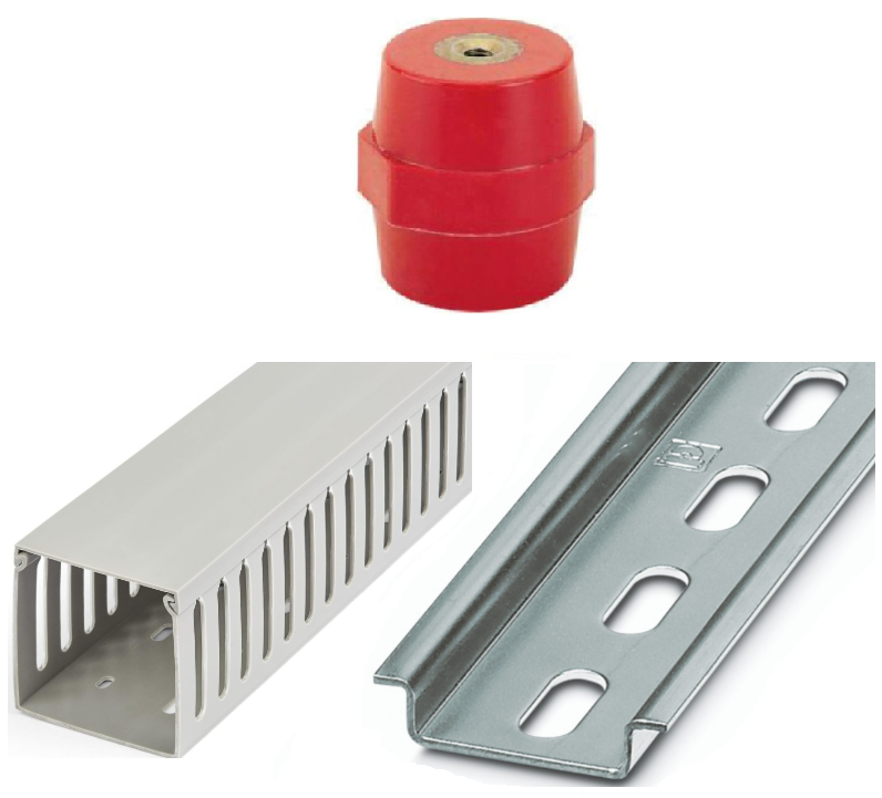 DIN Rails and cable ducts @ Elsenta